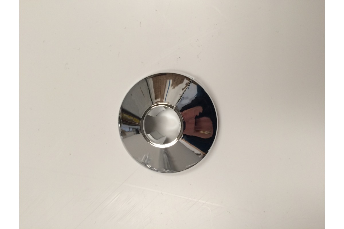 Pipe rosette/covers Bulk bag Silver plastic